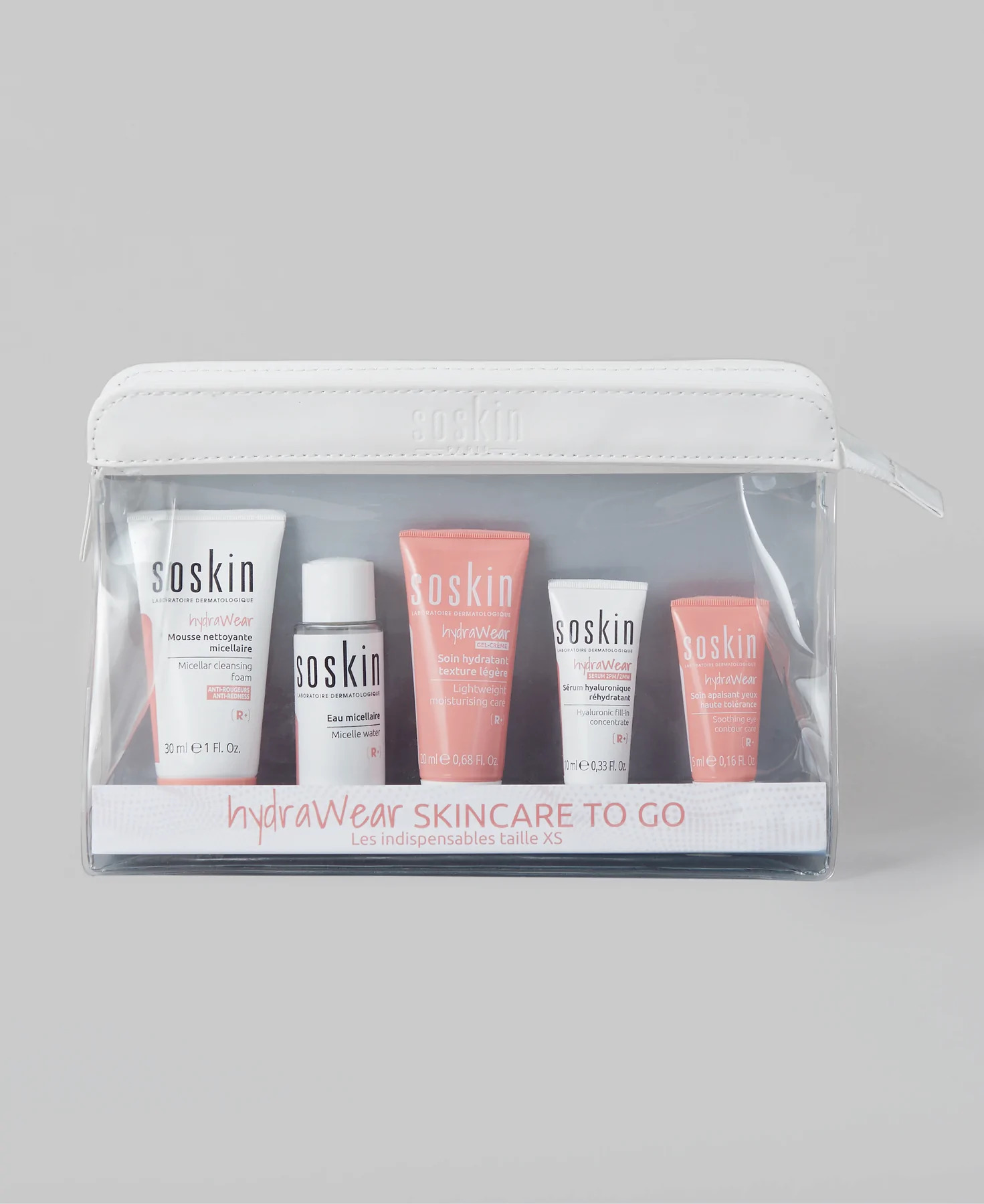 SoSkin-Paris Discovery set: Hydrawear Skincare To Go Kit - Micellar ...